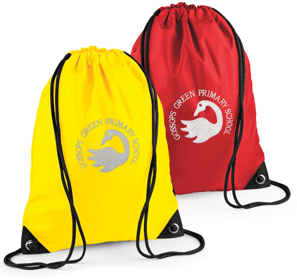 Gossops GreenColoured PE Bags - Taylor Made Uniforms